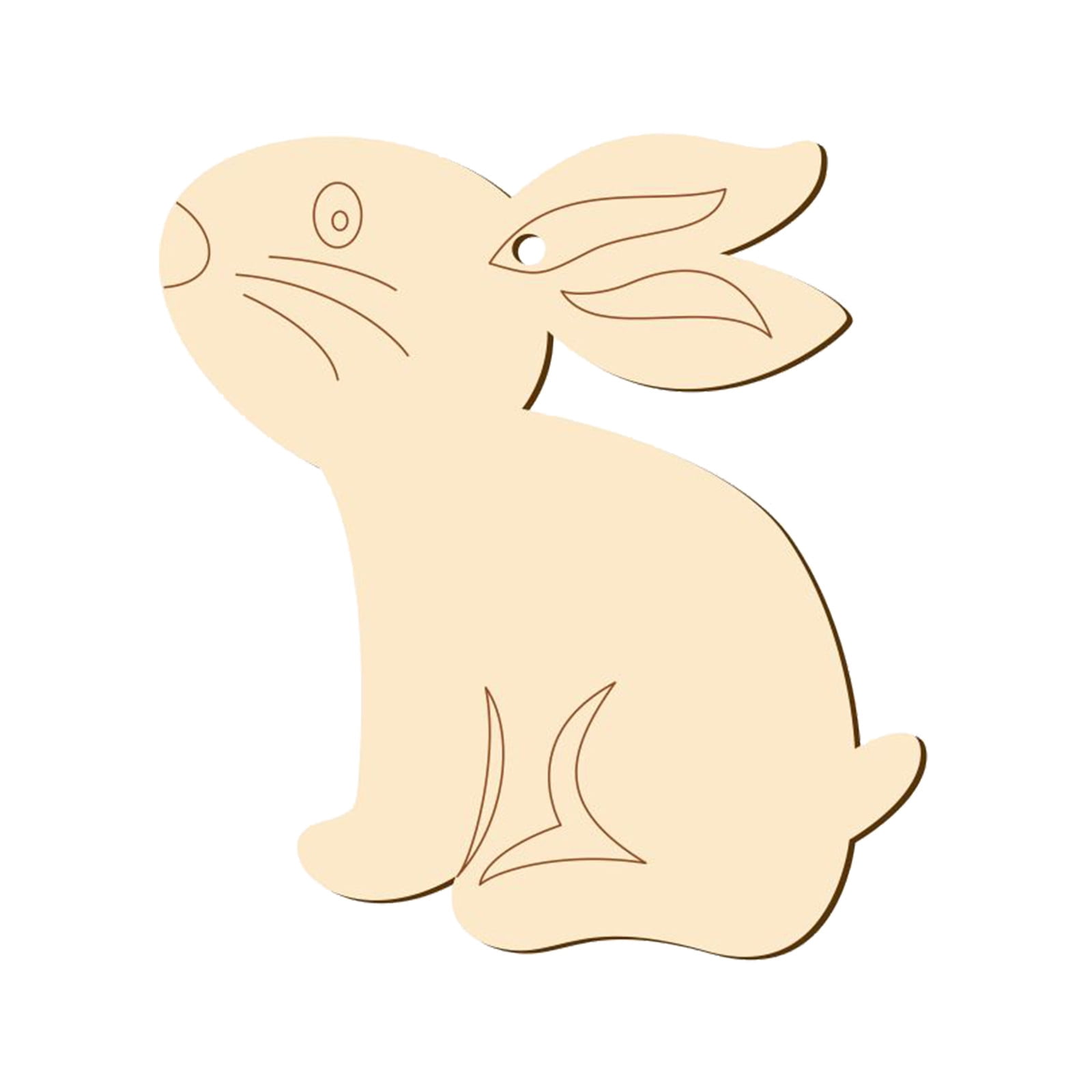 Clearance Sale! DIY Easter Ornaments Wooden Easter Printed Eggs ...