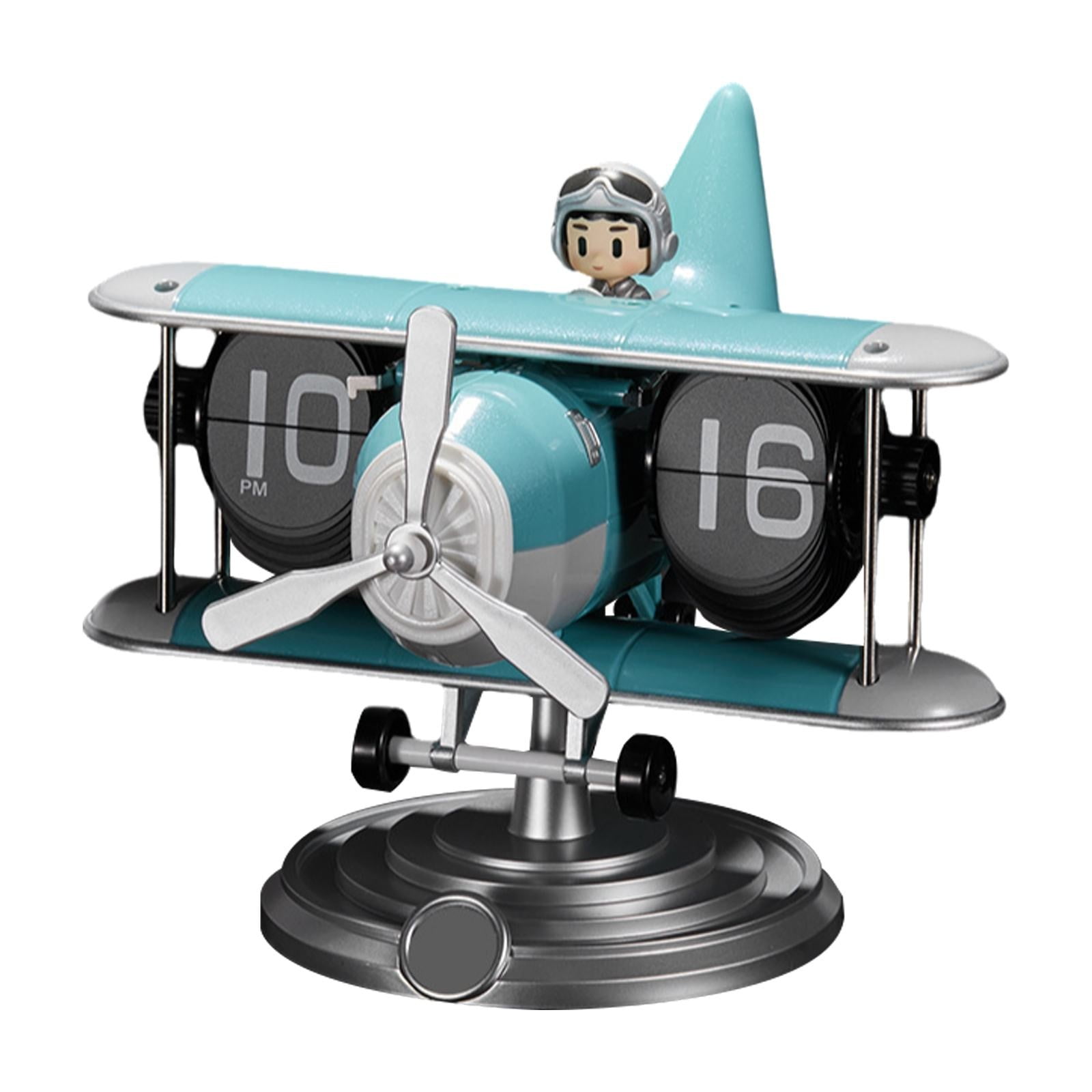 Clearance Sale! Desktop Ornament Eattic Creative Aircraft Desk Clock ...