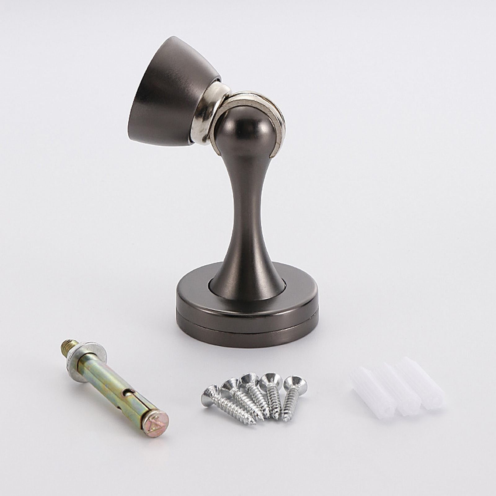 Clearance Sale! Door Stoppers 10 Pack Stops For Bottom Of Door Floor Wall Mount Brushed ...