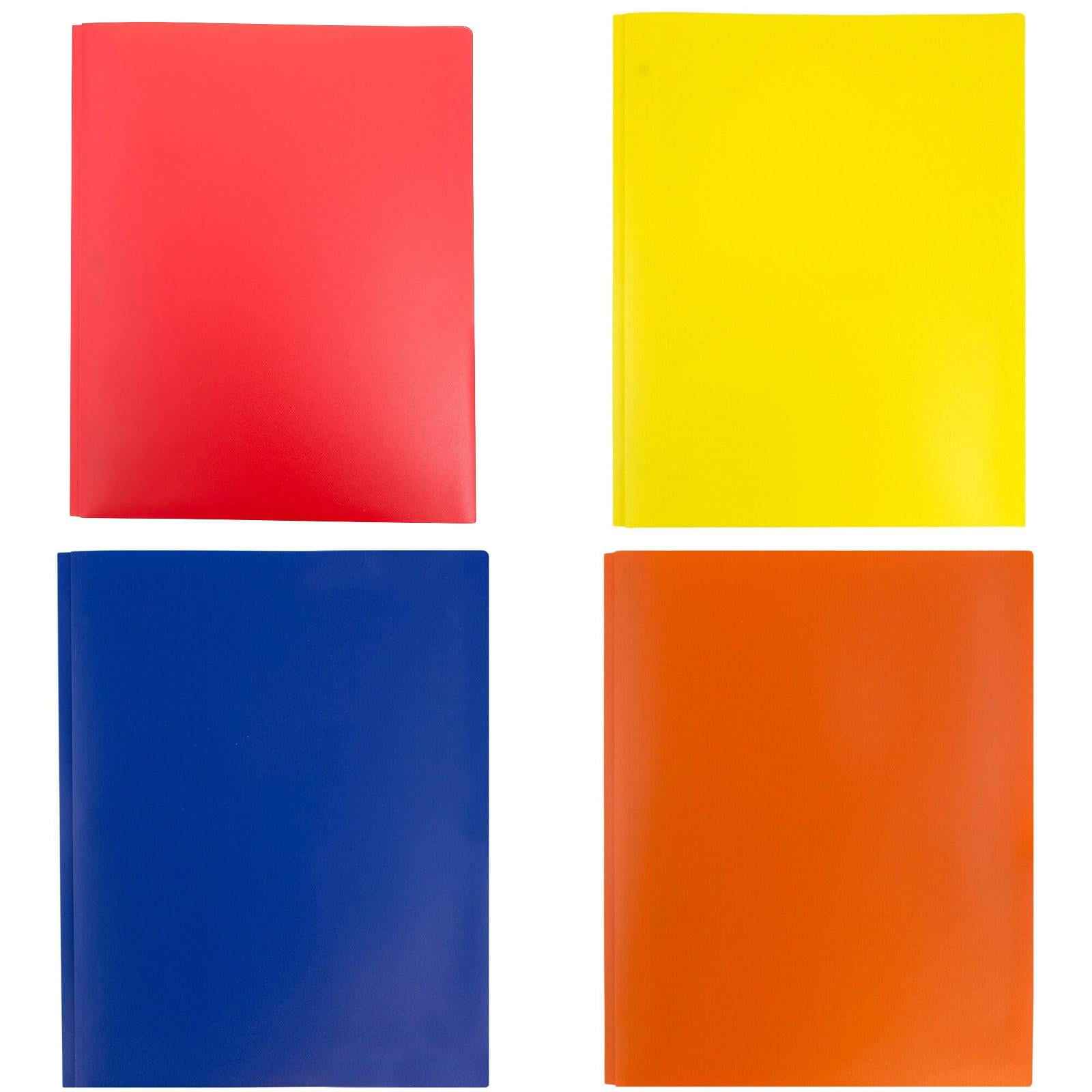 Clearance Sale!Dunwell Colored Plastic Folder With Pockets And Prongs ...