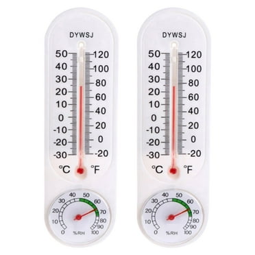 AcuRite 8" Analog Thermometer with Easy to Read Numbers; 8"x2"x0.62 ...