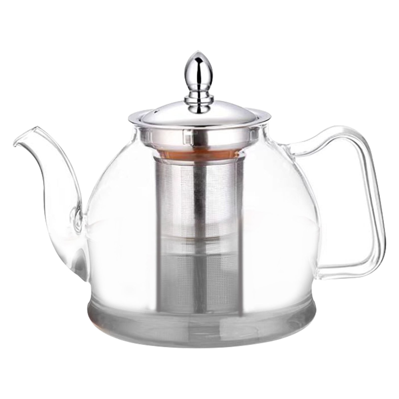 Clearance Sale!Egooesam Tea Pot GlTeapot Stove Clear Teapot with Removable Filter Infuser Loose ...