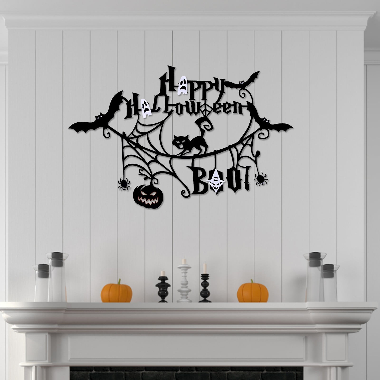 Clearance Sale！Gelren Event Banners Happy Halloween Banner Hanging Flag ...