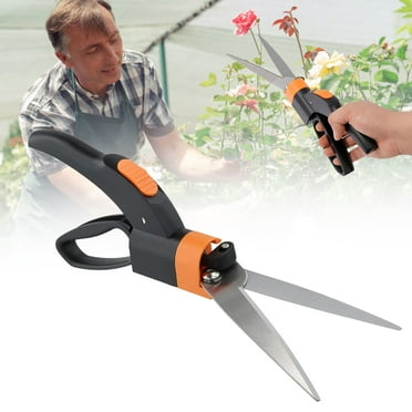 Fiskars Long Handled Swivel Grass Shears, Outdoor Lawn Clippers, Manual ...