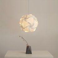 kwmobile Puzzle Pendant Lamp Shade - Cherry Blossom DIY Jigsaw ...