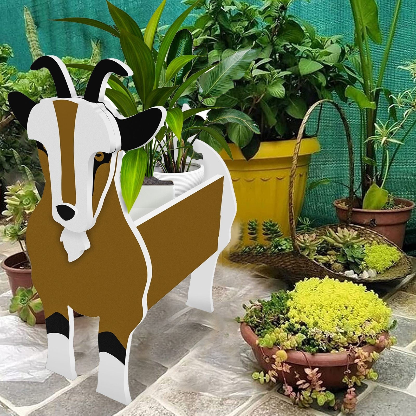 Clearance Sale! Lssam Flower Pot Plant Pots Pot For Indoor Plants Goat ...