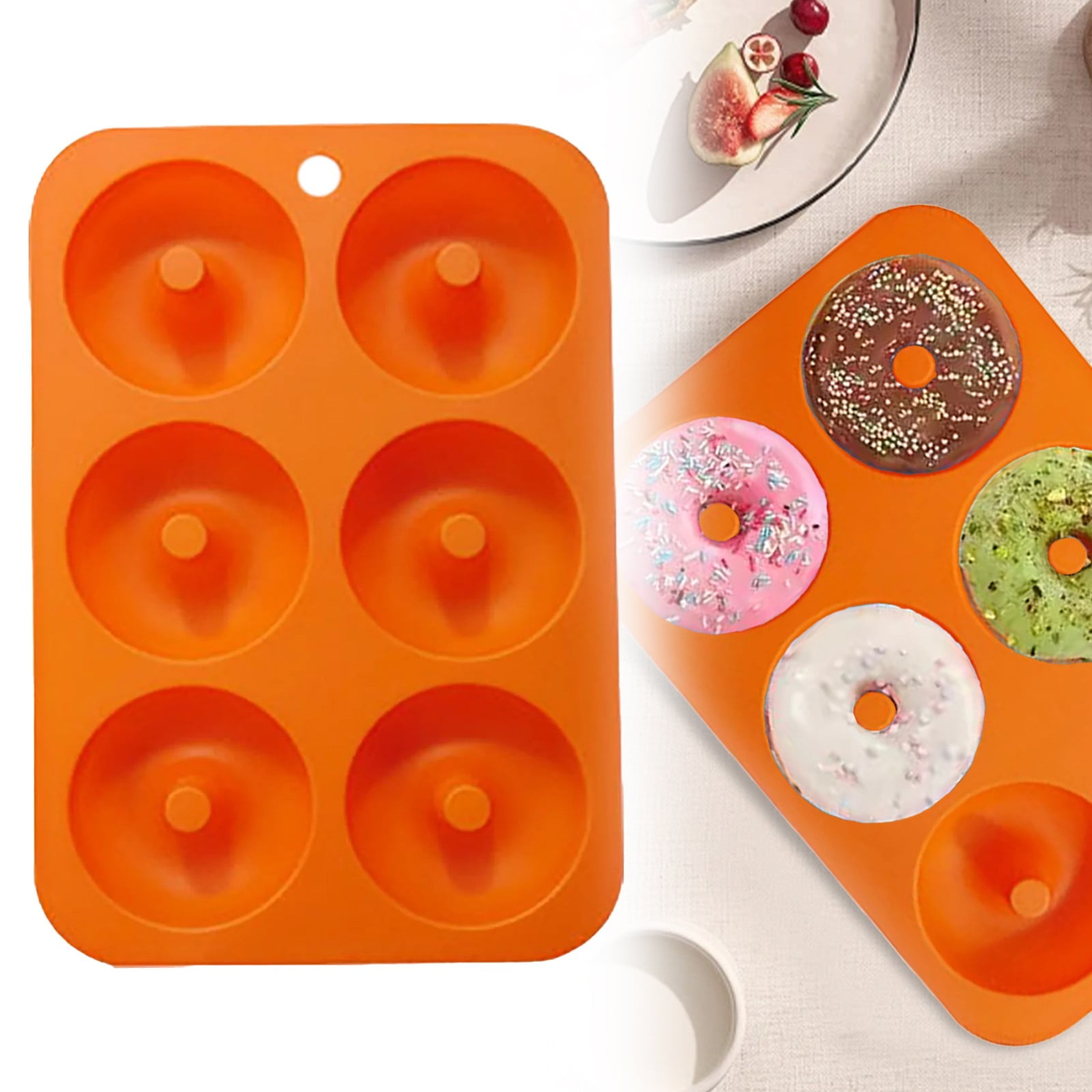 Clearance Sale Luphy Silicone Doughnut Baking Tray Silicone Mold ...