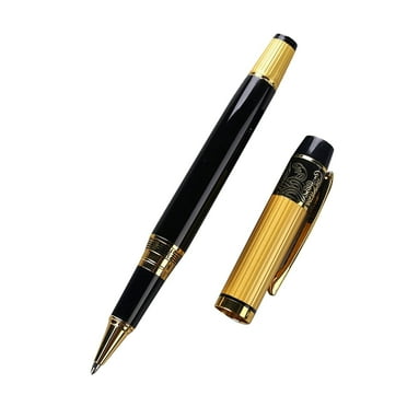 Luxury Retractable Ballpoint Pen Titanium Alloy Blank Ink 0.5mm Point ...