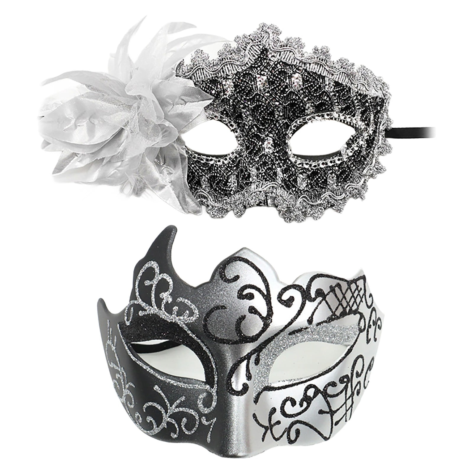 Clearance Sale! Masquerade Caveman Mardi Gras Sequin Hat with Feathers ...