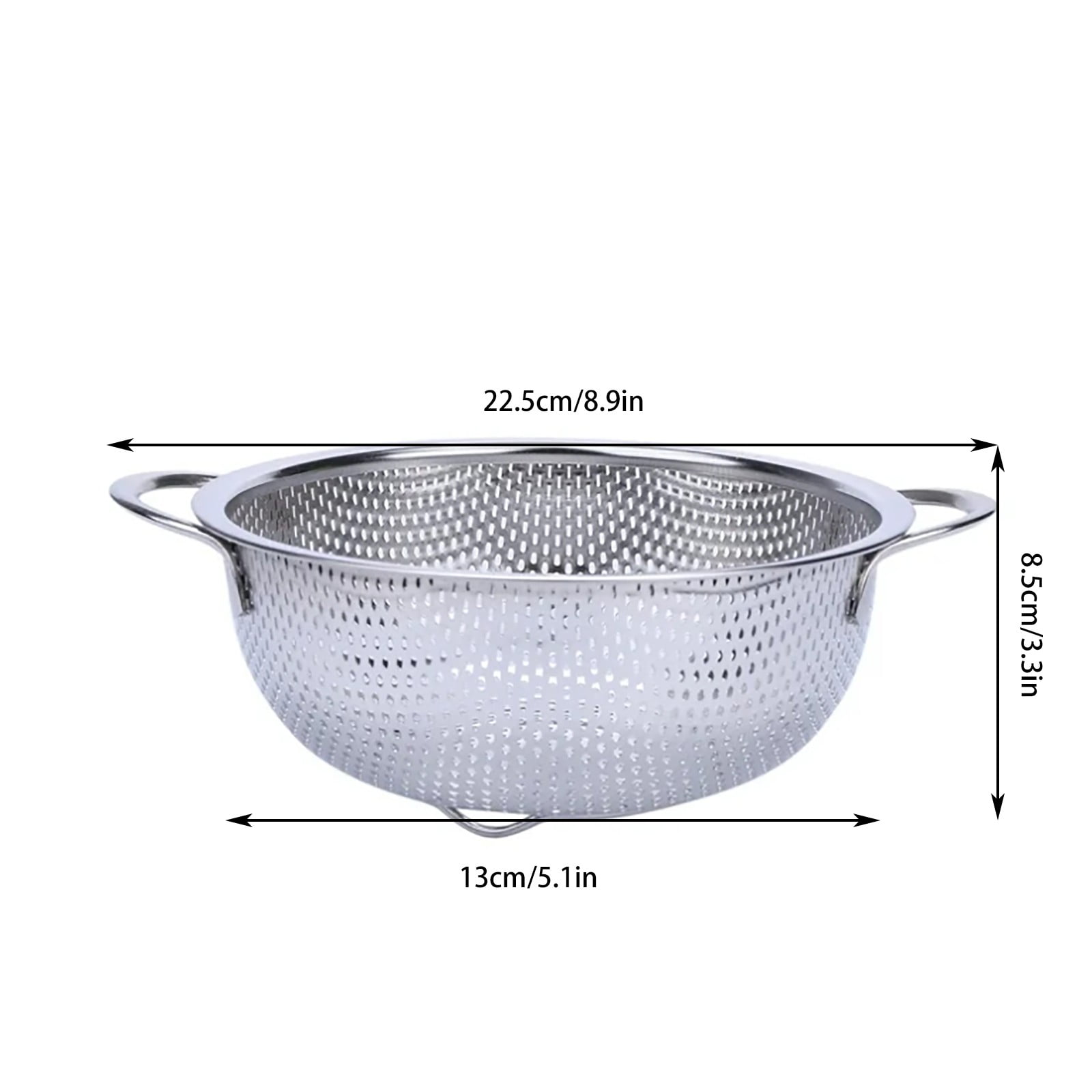 Clearance Sale！MetalColander with Handle | Pasta Spaghetti Berry Fruit ...
