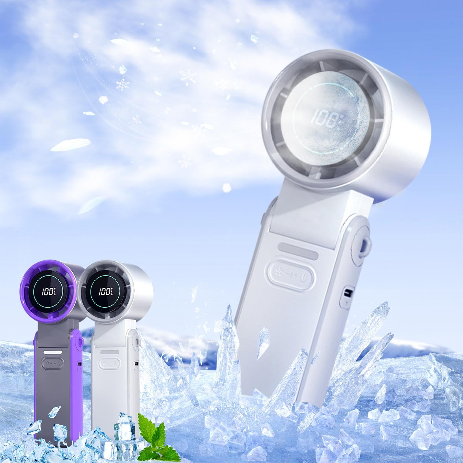 Clearance Sale Mini Fans High-speed Handheld Small Fan Outdoor Portable ...