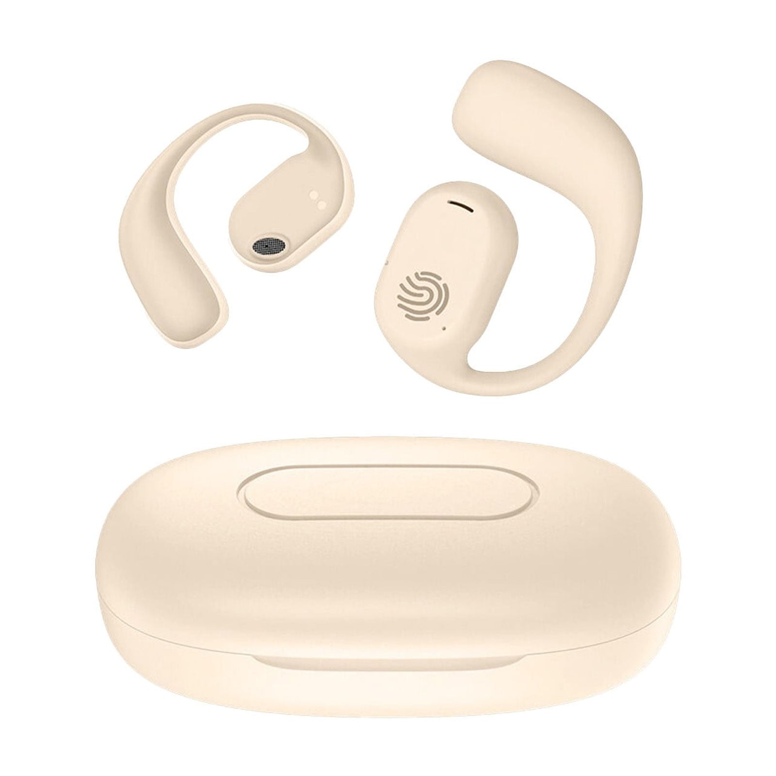 Open-Ear Earbuds, Clip-On Headphones, Flexible Joint Design, Button ...