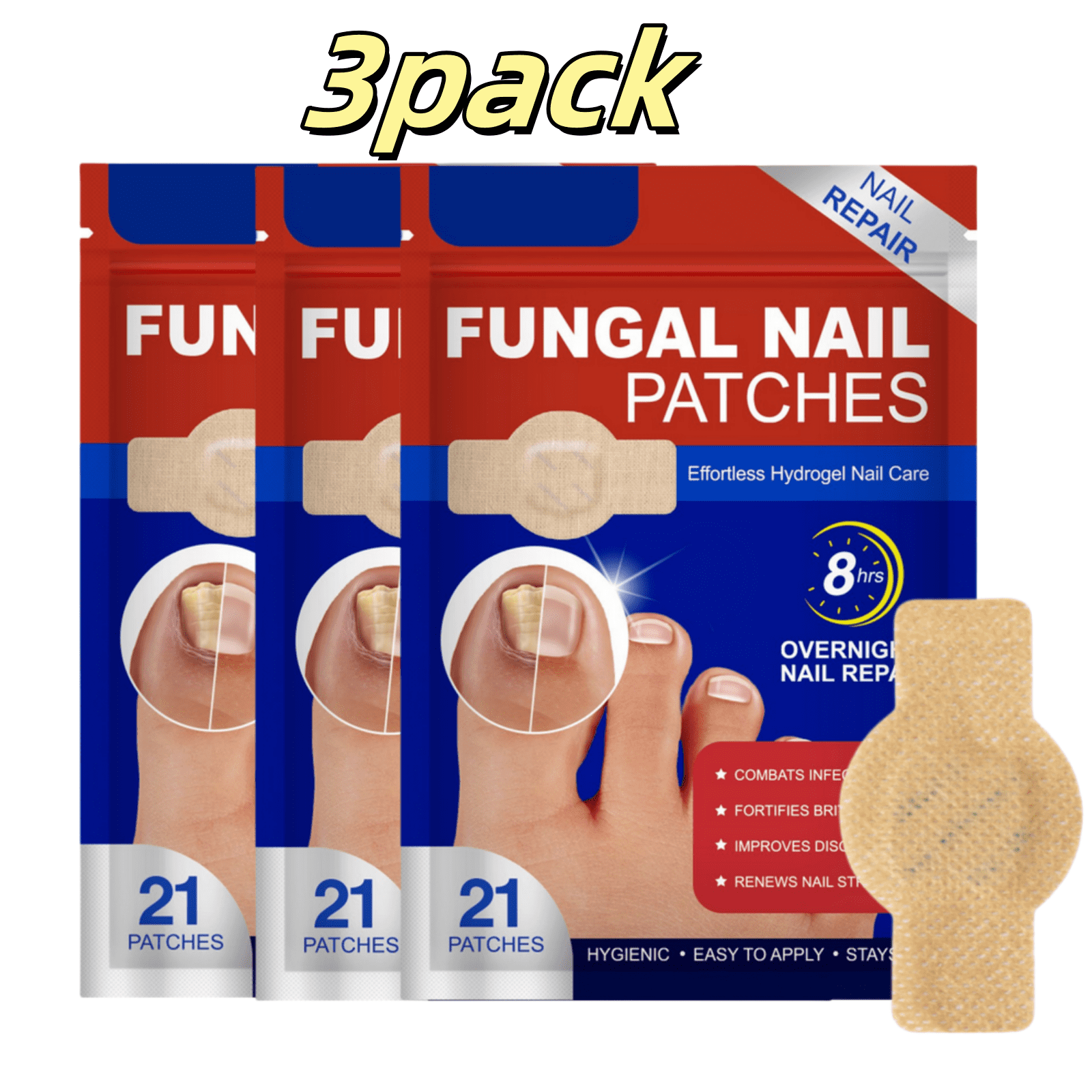 Clearance Sale! PUREWIPO Fungal Nail Patches Hands and Feet Soft Nail ...