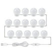 AIBOO Hollywood LED Vanity Mirror Lights Kit ,6 Natural Light Bulbs Stick on with Dimmer and ...