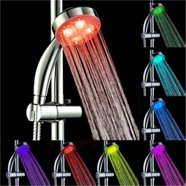 Wrvxzio 7 Color LED Light Colored Bathroom Shower Head with Automatic ...