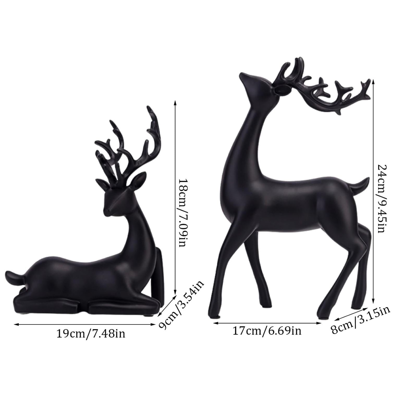 Clearance Sale! Reindeer Christmas Decorations Deer Ornaments 2PCS ...
