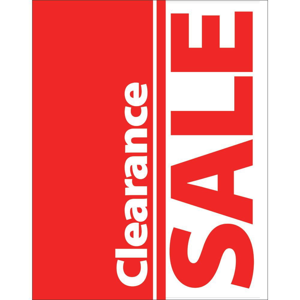 Clearance Sale Signs 11 x 14 (L x H) - Walmart.com