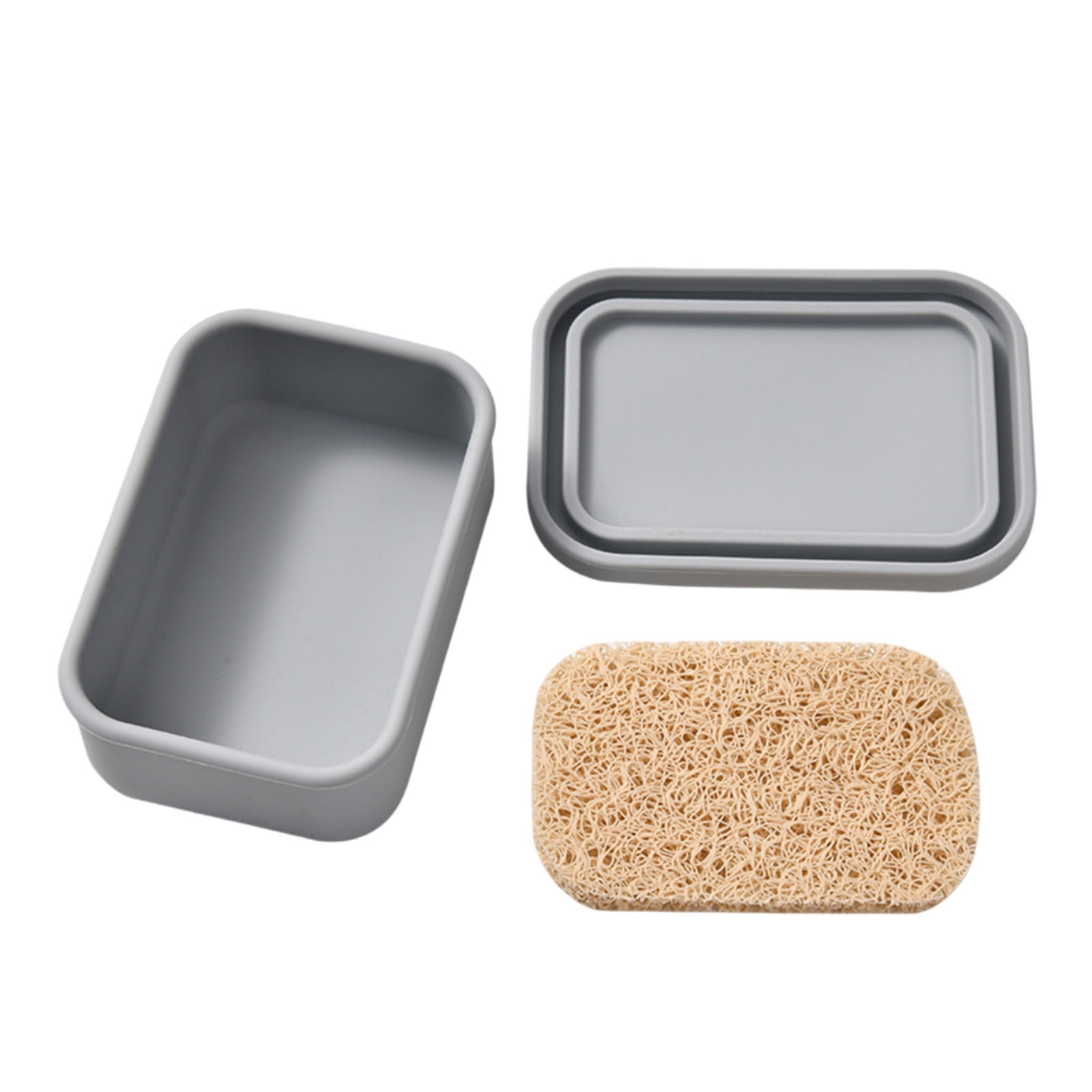 Clearance Sale! Silicone Travel Soap Dish B A Leak Proof Silicone ...