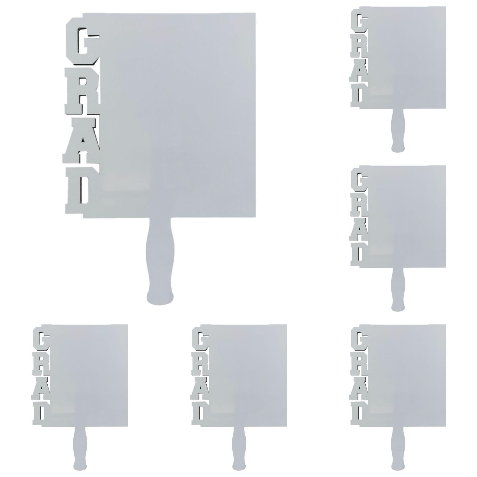 Clearance On Sale! Sublimation Graduation Fans Blank MDF Sublimation ...