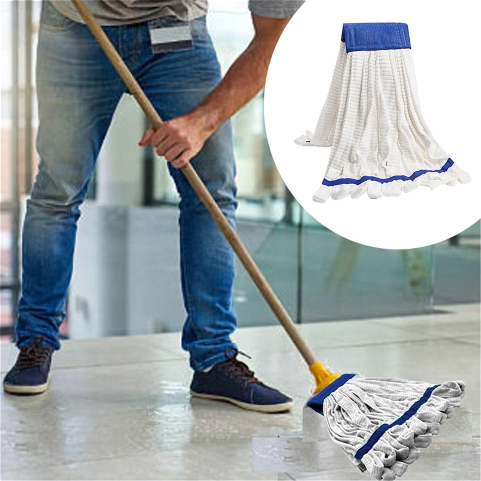 Clearance Sale!Superfiber Tube Mop Head 6 Inch Head With Mop Head ...