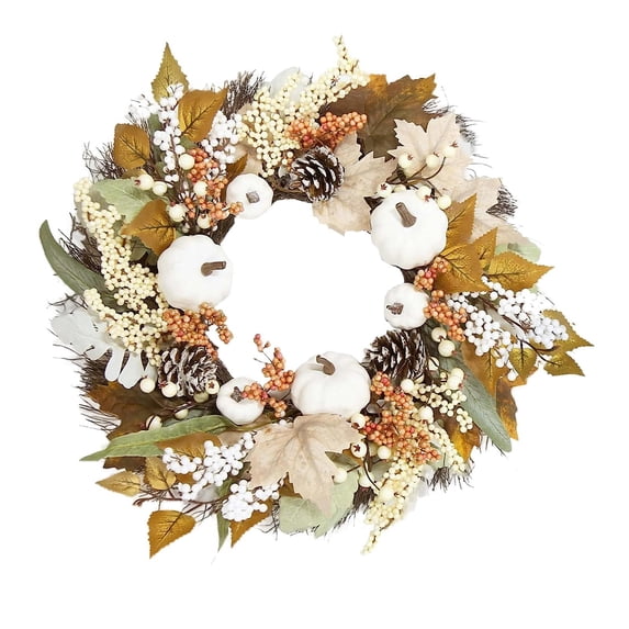 Clearance Sale! Tanune Fall Decor Fall Wreaths for Front Door 18 Autumn ...