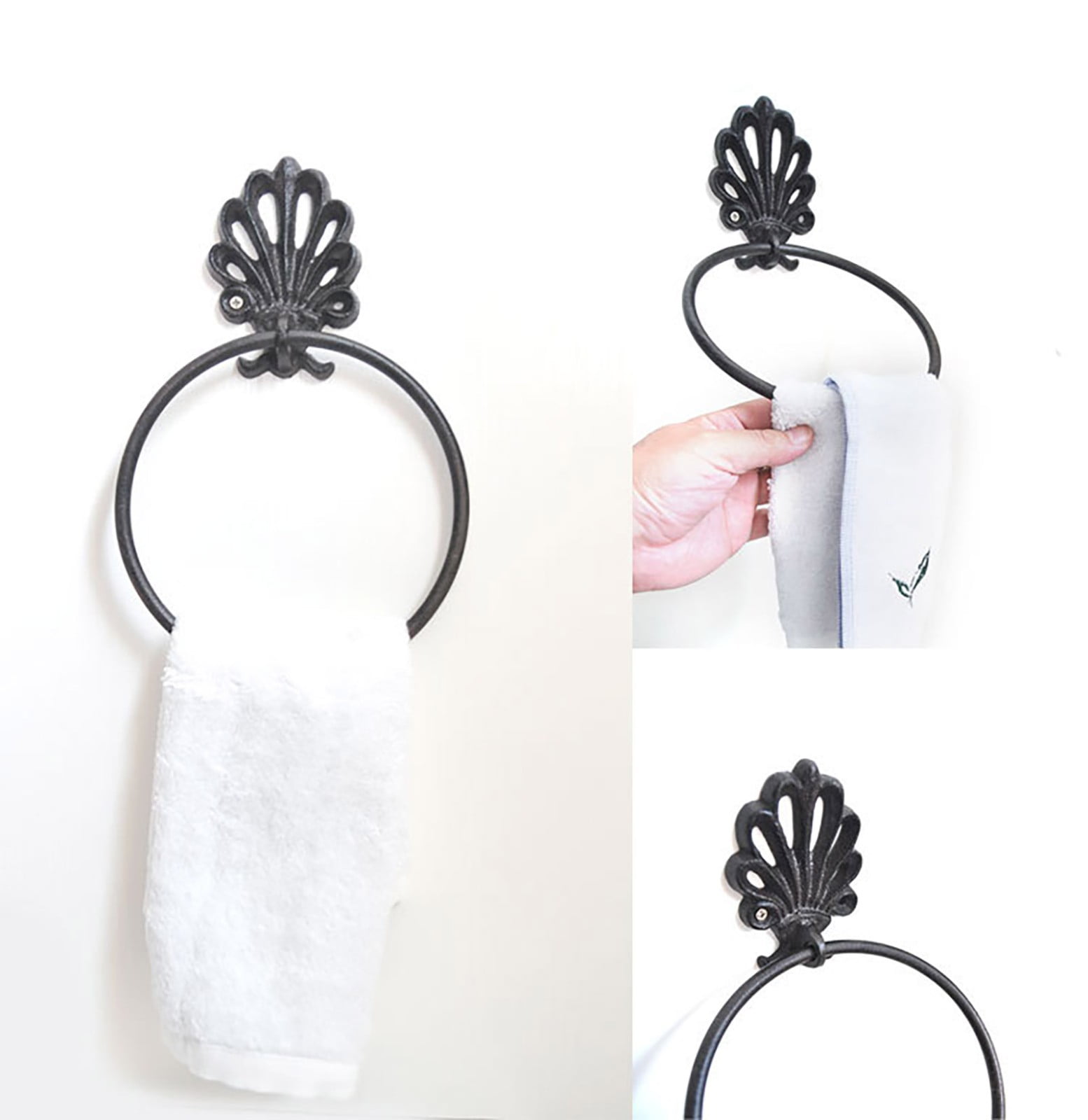 Clearance Sale!Towel Ring | Ferric Process | Round Towel Holder For ...
