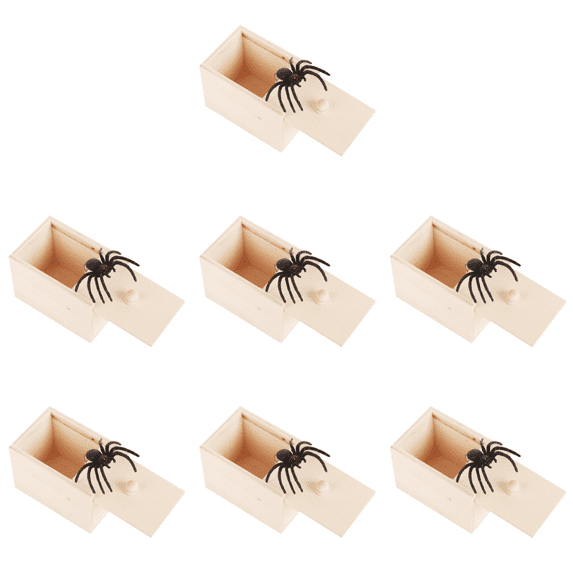 Clearance Sale! WLIZJ Wooden Prank Spider Scare Box to Scare the Spider ...