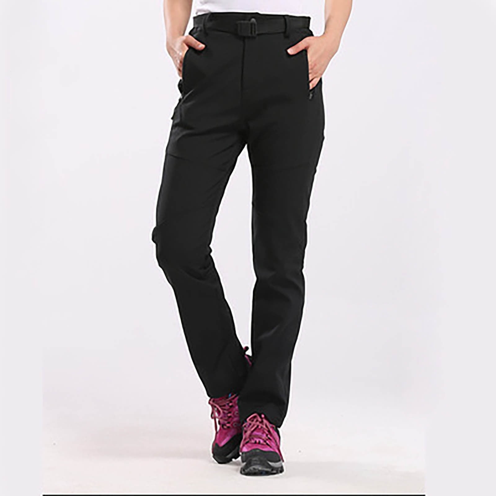 Pxiakgy Women's-Ski-Snow-Pants, Fleece Lined Water Resistant Windproof ...