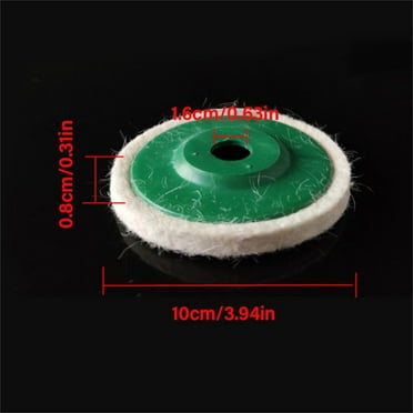 18pcs 4 inch Wool Felt Polishing Wheel Disc Kit Includes Wool Felt Disc ...