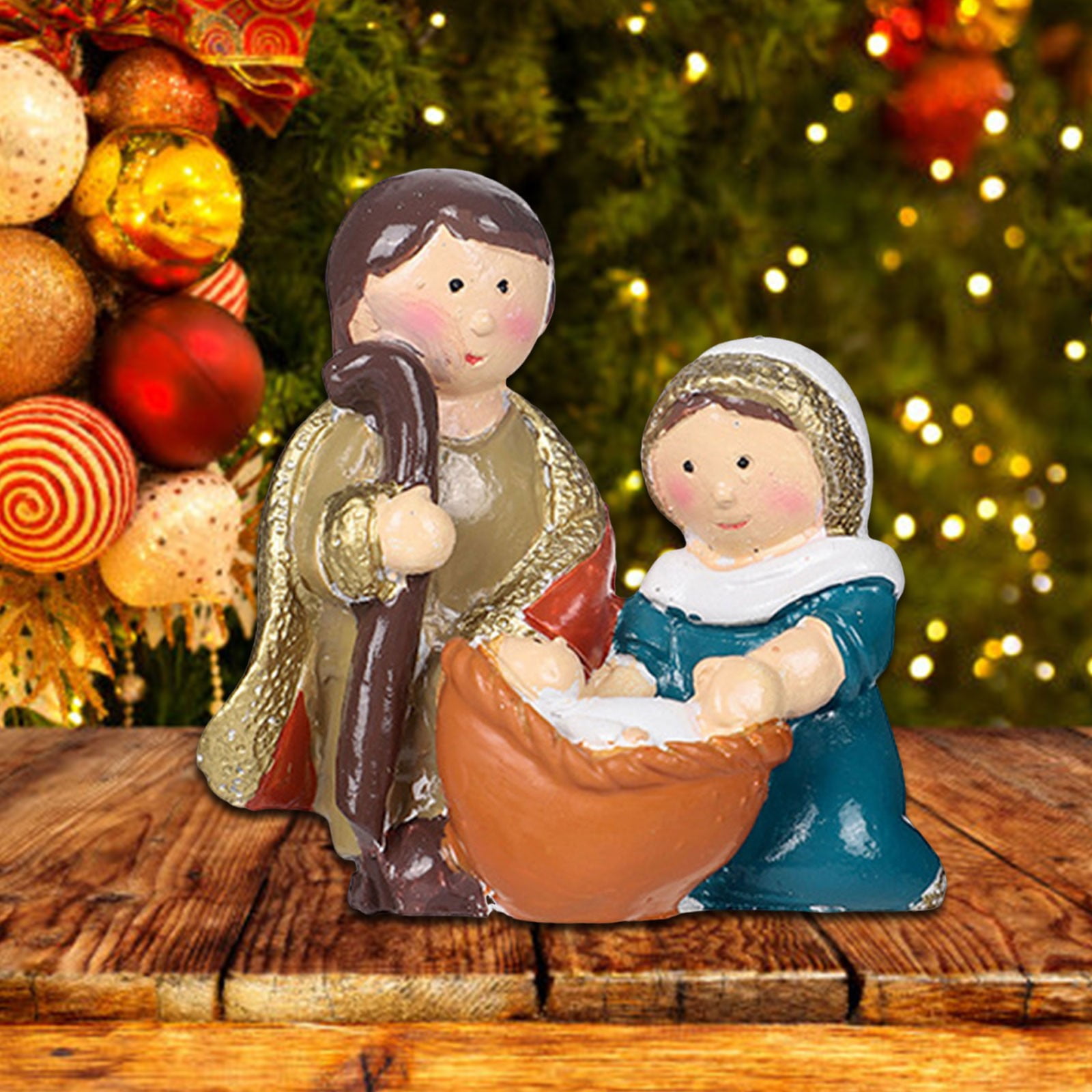 Clearance Sale!iOPQO Desk Decor,Home Decor,"Christmas Manger Resin ...