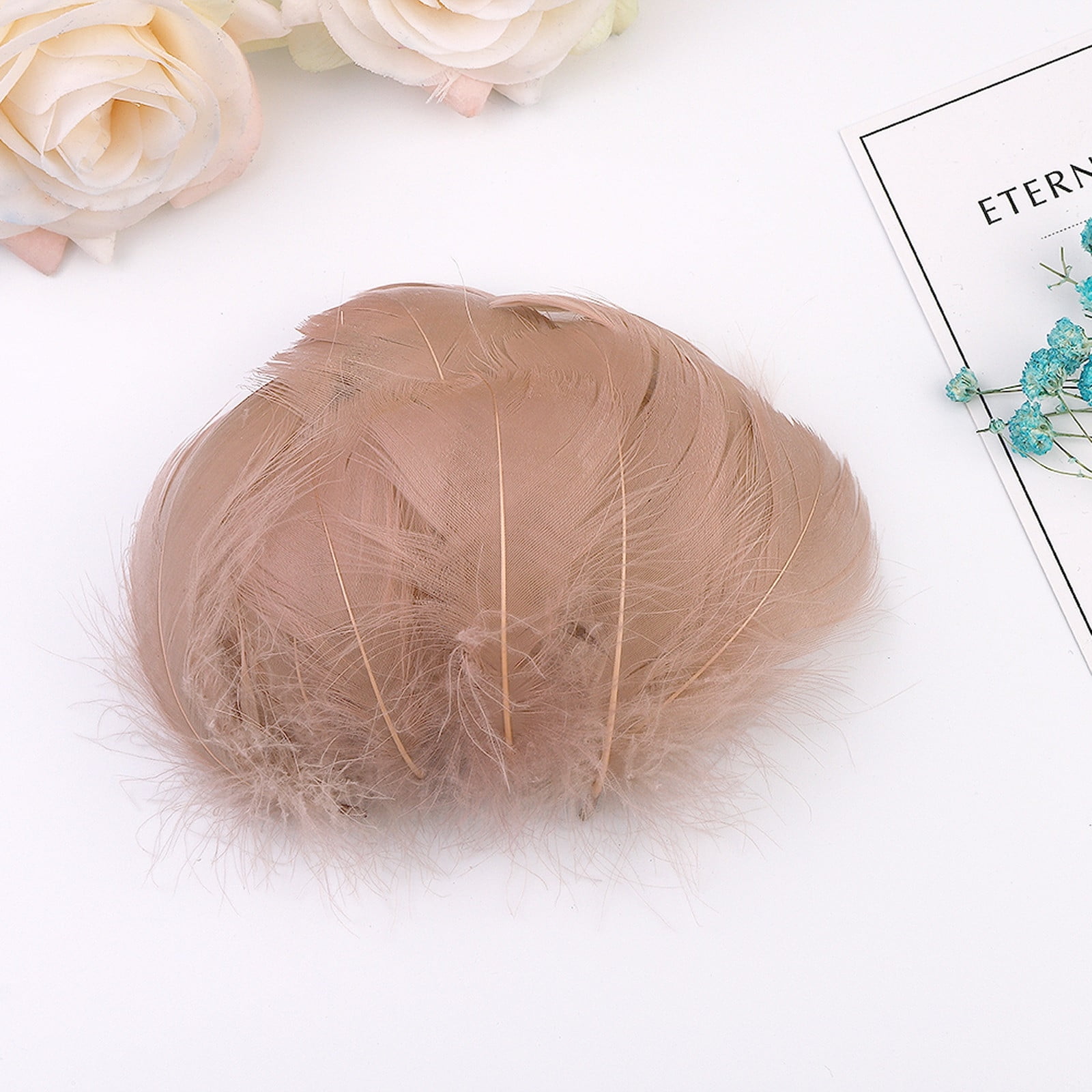 Clearance Sale!iOPQO Fake Flowers,Gifts For Mom,100pc Colorful Feathers ...