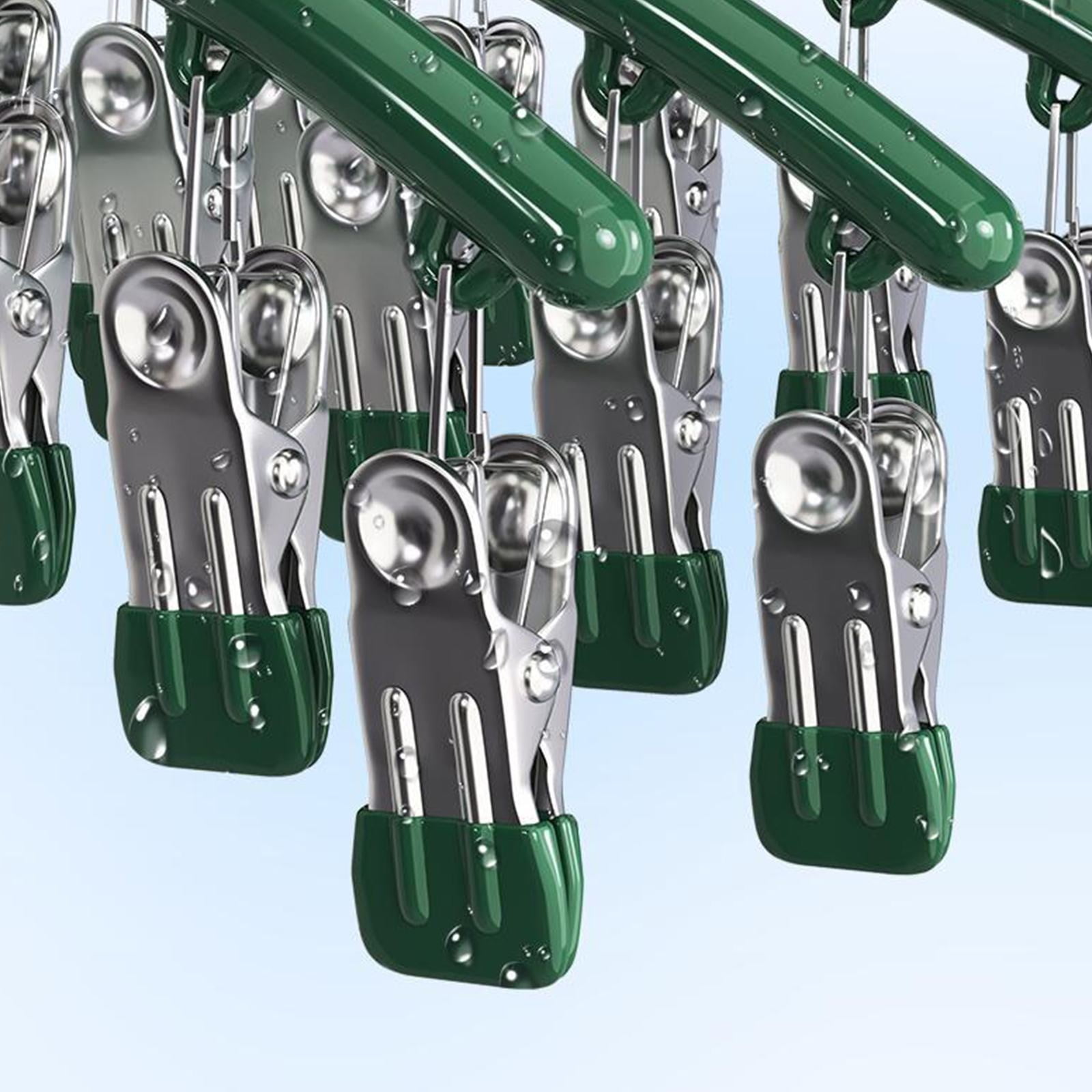 Clearance SaleA Pants Hanger With 10 Clips That Can Accommodate Small ...