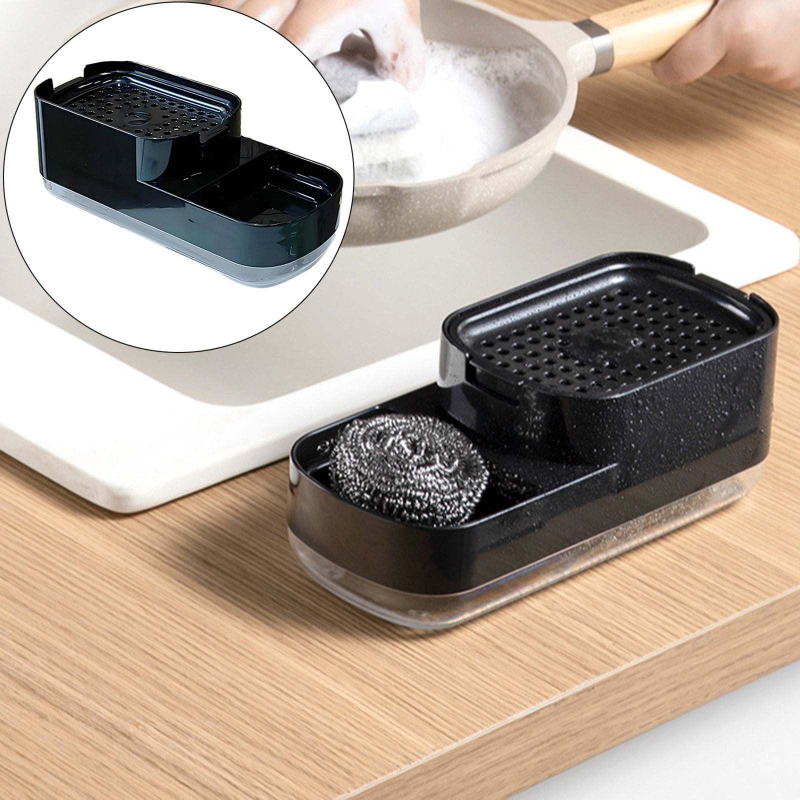 Clearance Sales! 2-In-1 Soap Dispenser Kitchen Sink, Dish Soap ...