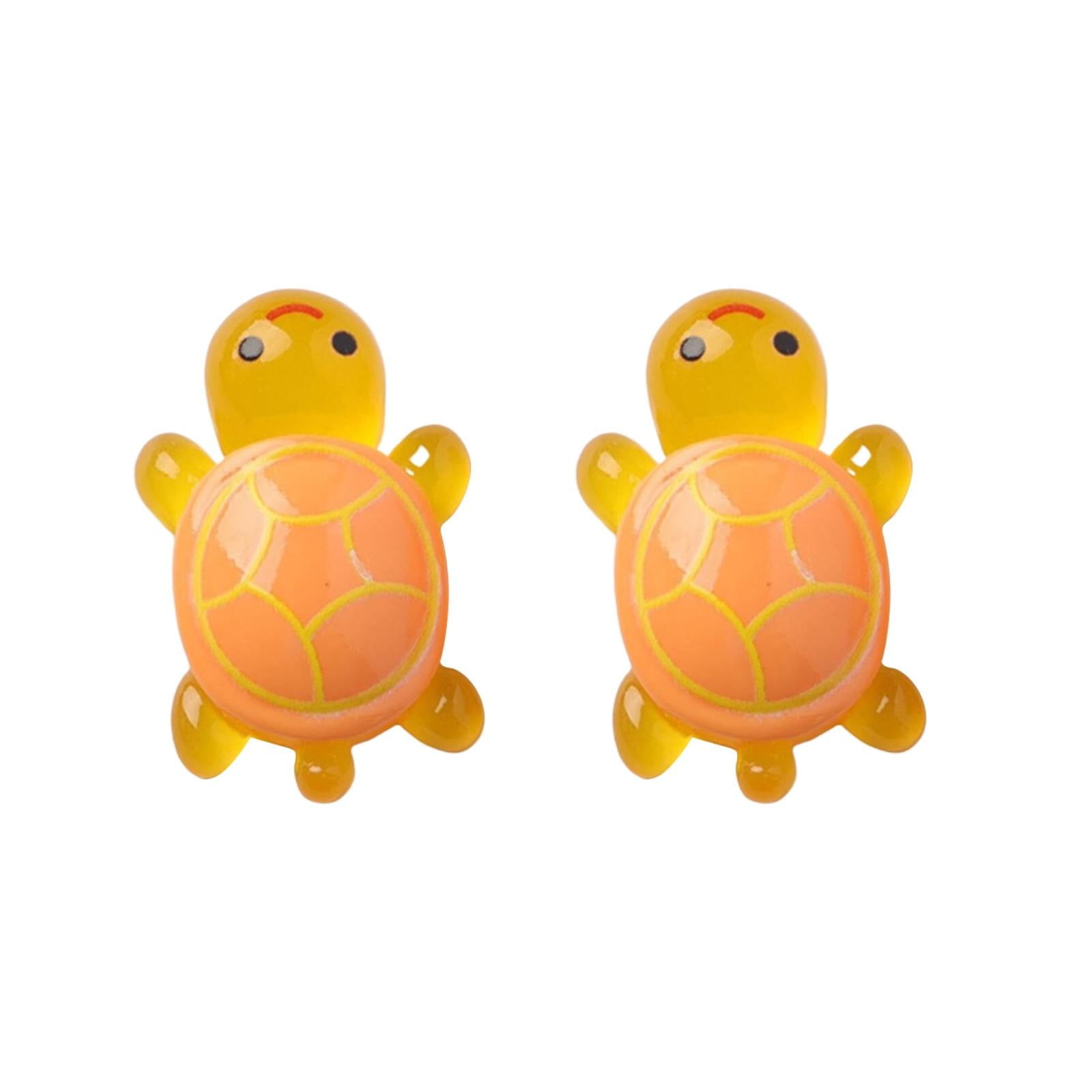 Clearance Sales! 2Pcs Turtles Tiny Resin Turtles Figurines To Hide ...