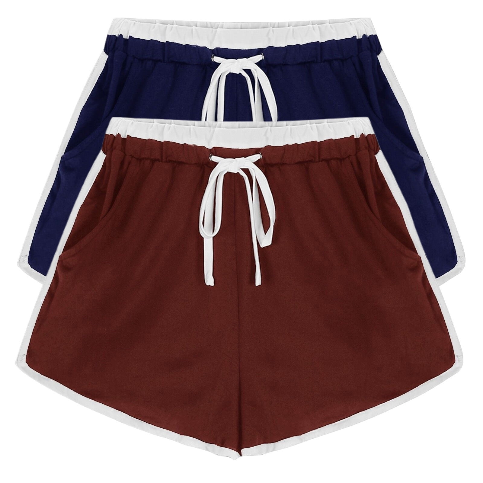 Clearance Sales Deals Abomasnow Dolphin Shorts for Women 2 Piece Summer ...