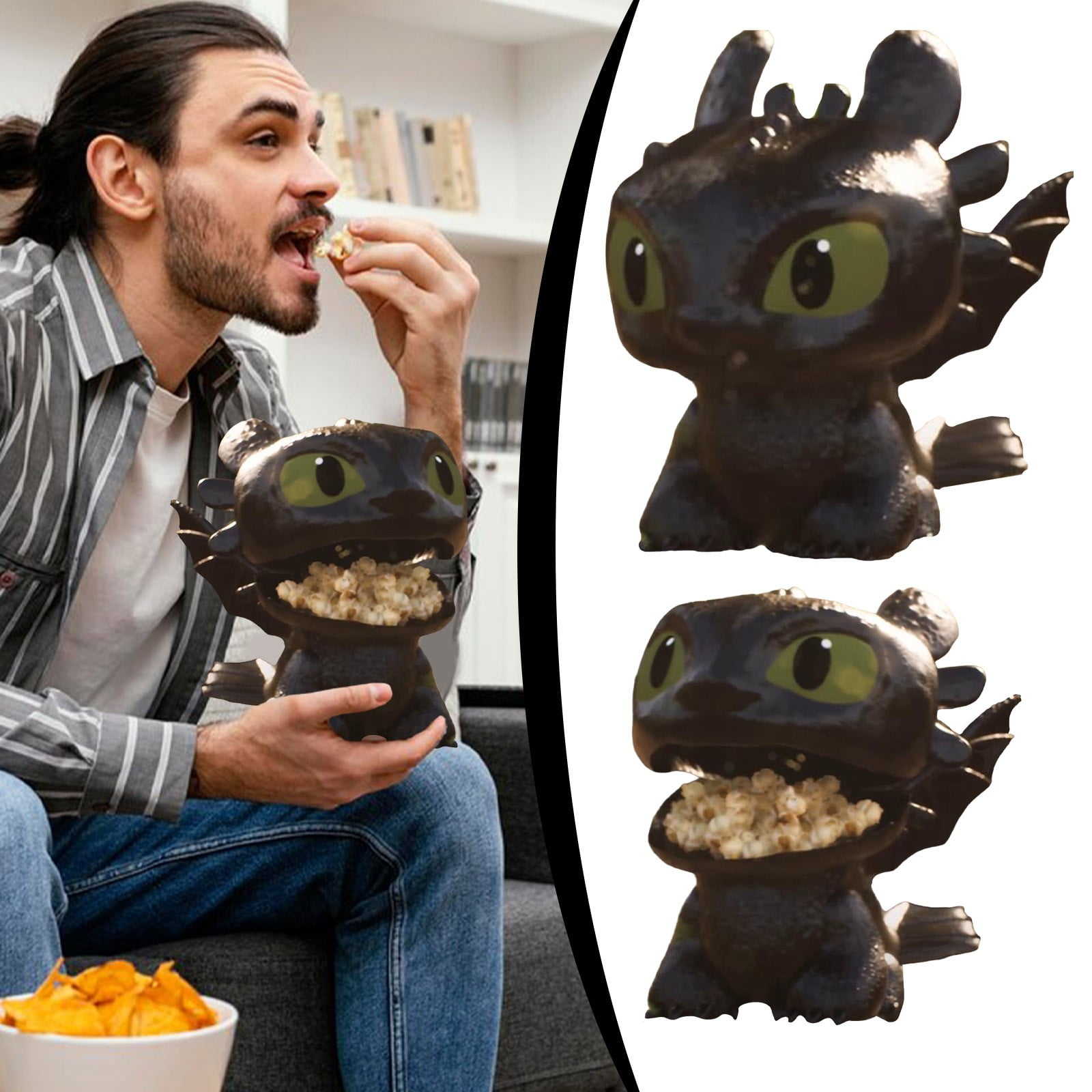 Clearance Sales Dragon Popcorn Buckets, 2025 How To Your Dragon Movie ...