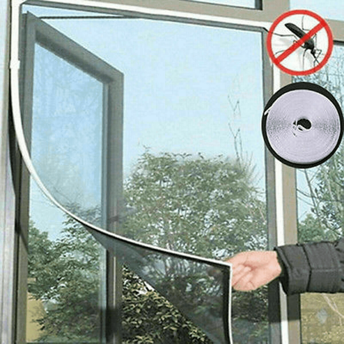 Clearance Sales Fly Curtain Mesh, Insect Screen Mosquito Netting Door ...