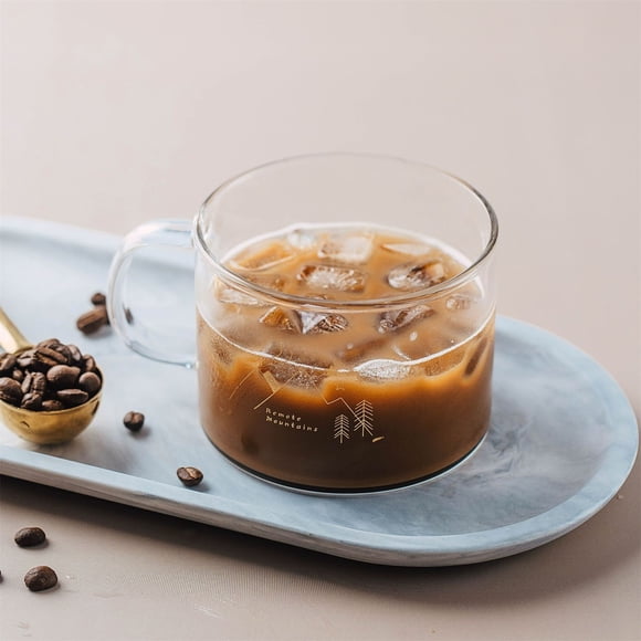 clear glass mugs with handles