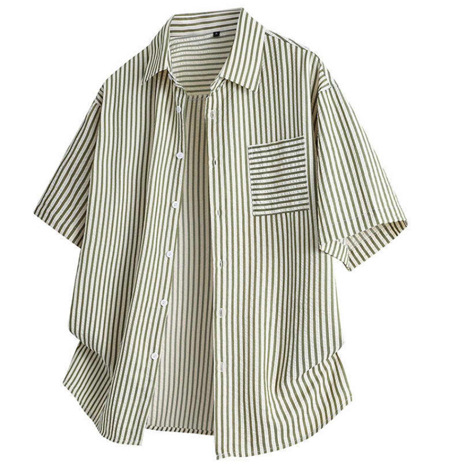 Clearance Sales Online Deals Ofreoo Men's Casual Shirt Short Sleeve ...