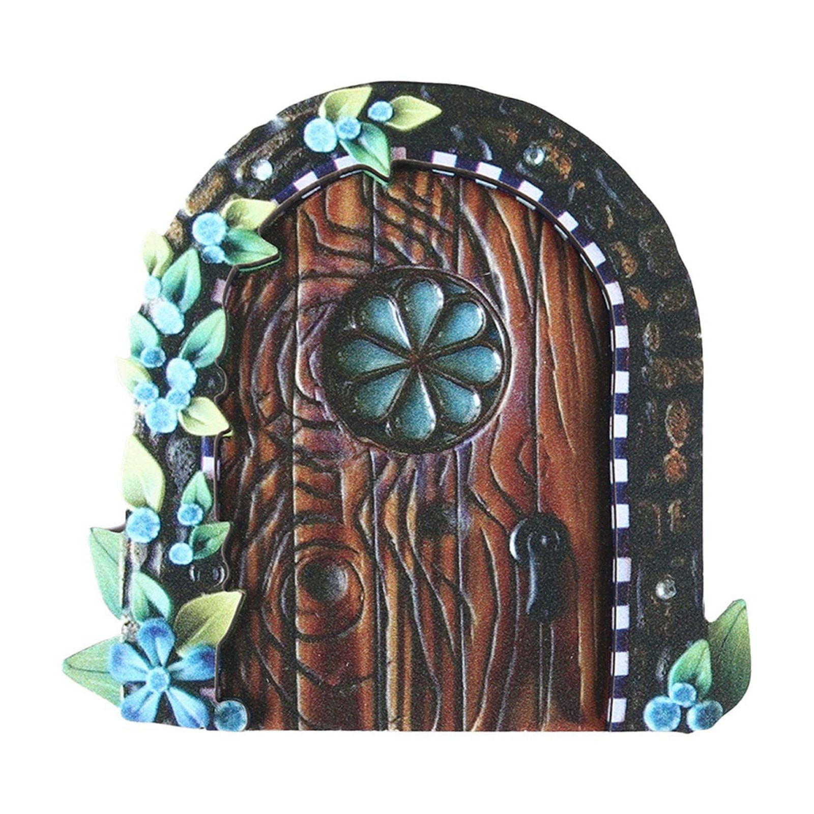 Clearance Sales! Patio Creative Door Fairy Door Wooden Crafts Ornament ...