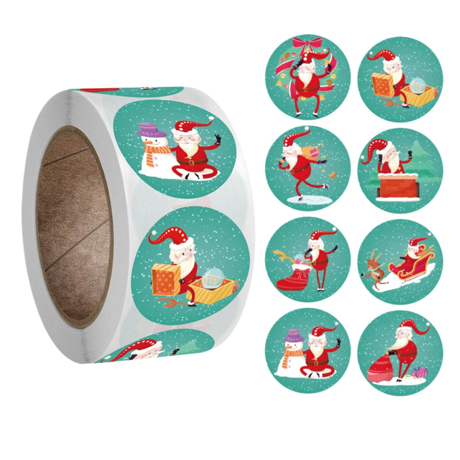 Clearance Sales! Roll Gift Sticker Holiday Pack Gift Christmas ...