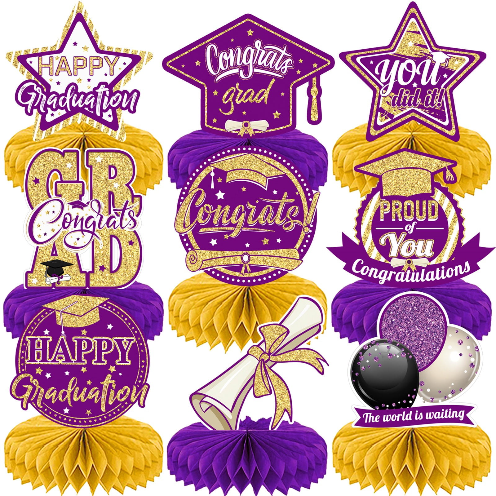 Clearance Sales Today Deals Prime!2025 Graduation Season Hat Honeycomb ...