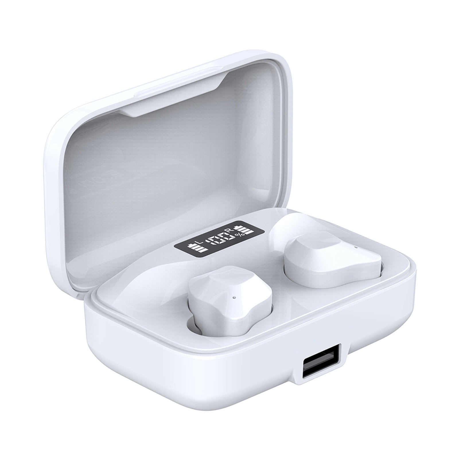 True Wireless Bluetooth Earbuds & Charging Case - Pink, Dual Connect, IPX4 Sweat Resistance ...