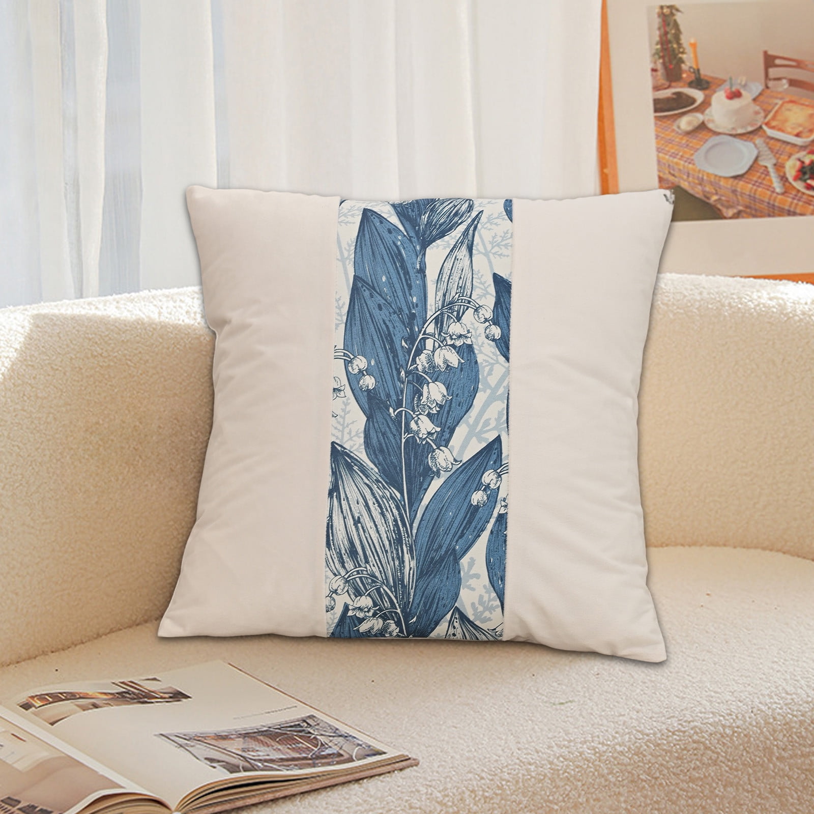 Clearance Sales karymi Wind Bells Flower Pillowcases Patchwork ...