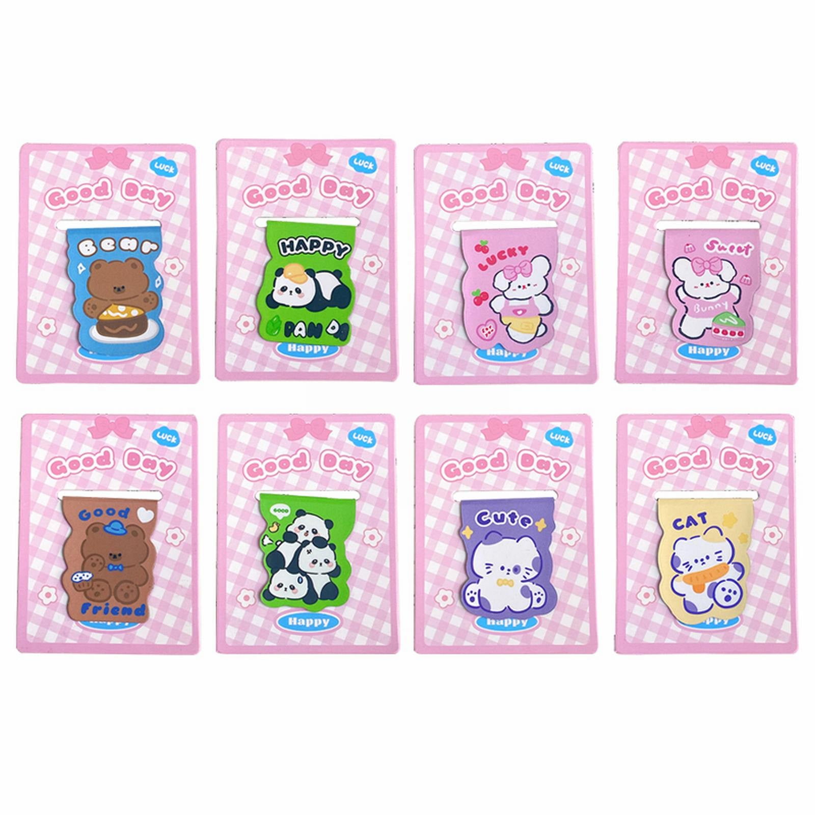 Clearance School Supplies! Zuioae Magnetic Bookmarks Cute Cartoon Small ...