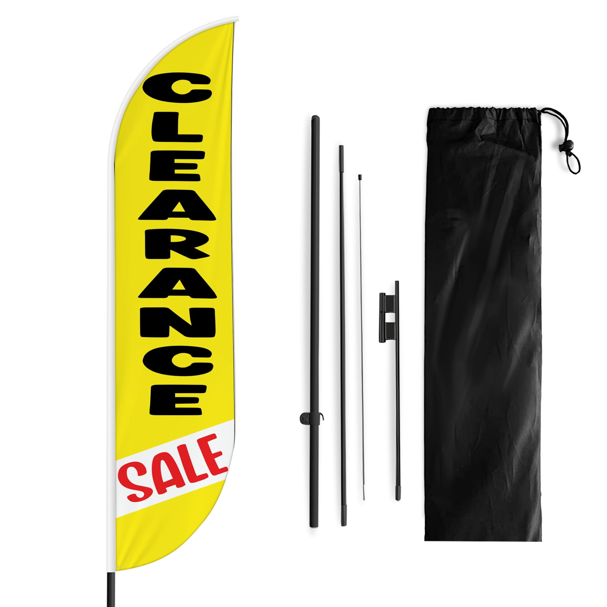 Clearance Sele Sign feather flag Pole Mount for Outdoor by Mavis Print ...