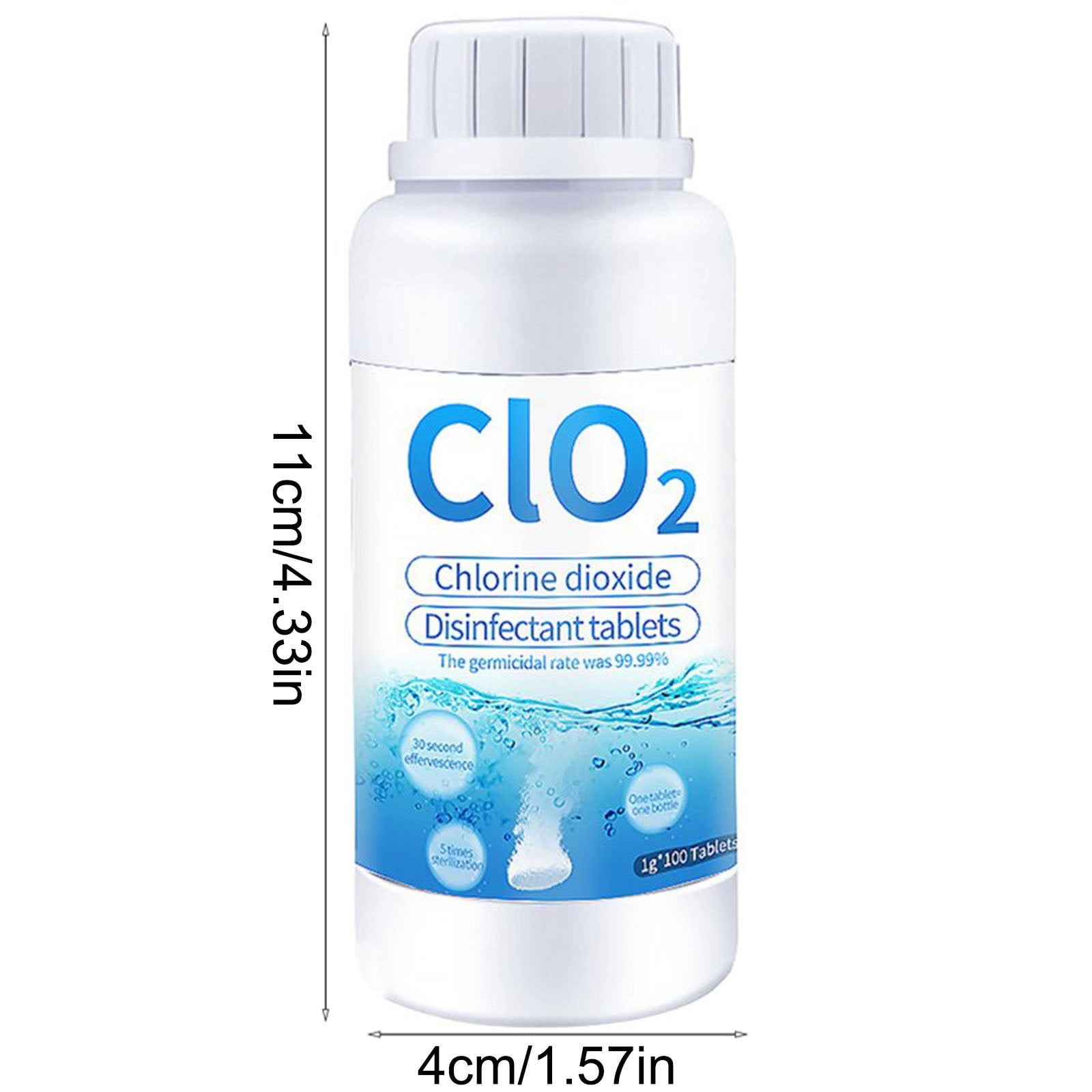 Clearance Sell！ 100Pcs/Bottle High Efficiency Cleaning Tablet No Odor ...