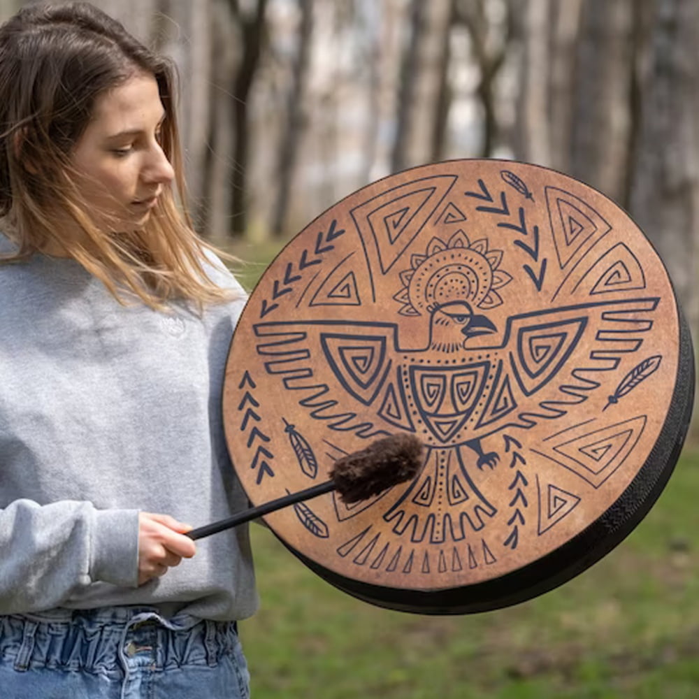 Clearance Shaman Drum, Spiritual Healing Home Decor, Chakra Balancing ...