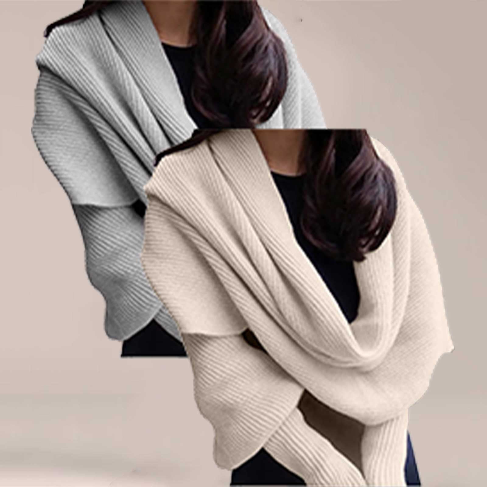 Clearance! Shawls and Wraps for Evening Dresses Utrum Knitted Cable ...