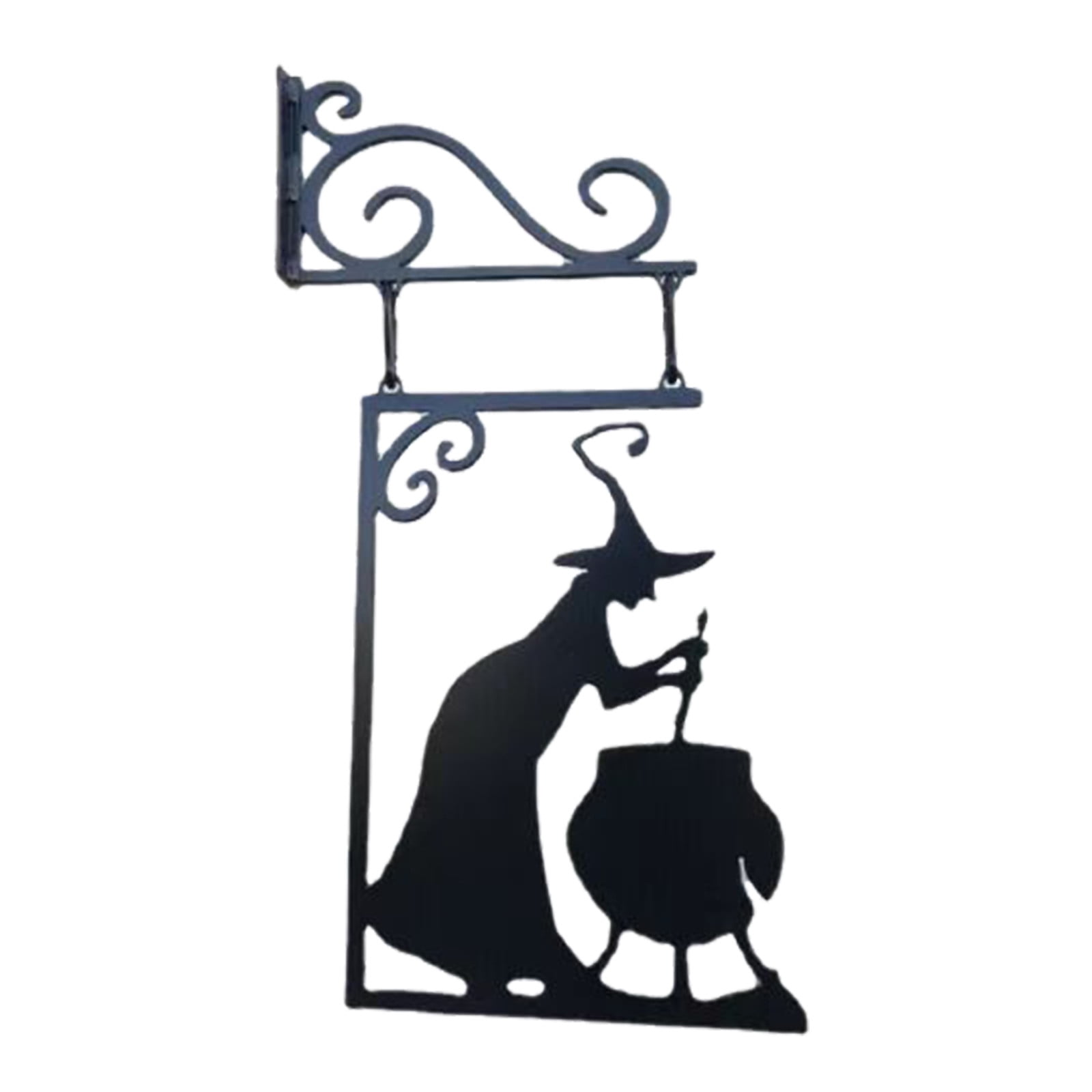 Clearance! Shiogb, Witch Boiler Wall Hanging Silhouette Metal Crafts D ...